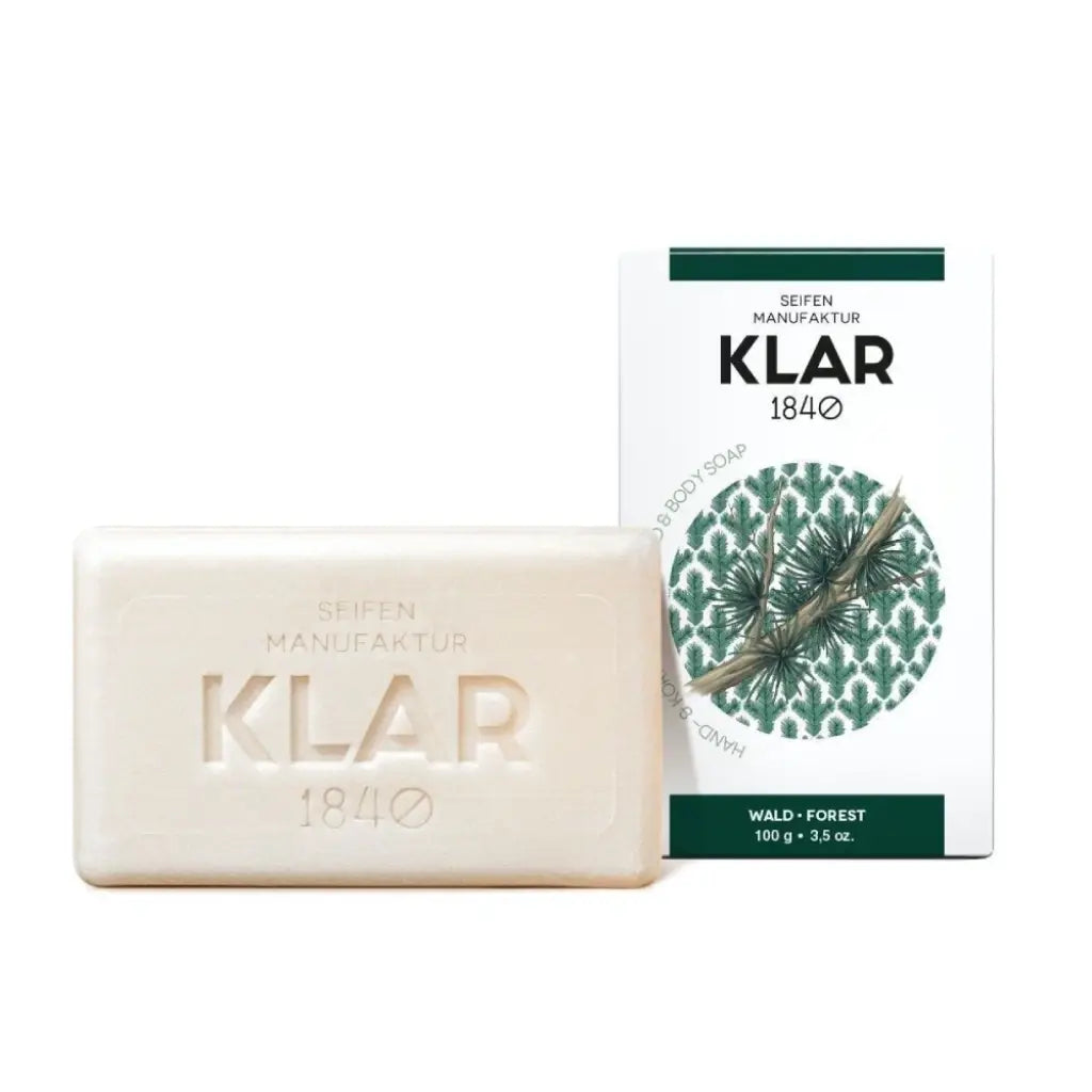 Klar Seifen | Forest Soap | Woody-Fresh Natural Soap | 100 gr – V Welt